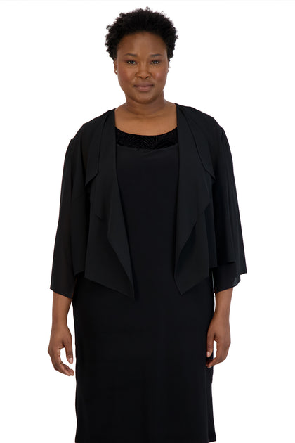 Cropped Scarf Hem Coverup - Plus – R&M Richards
